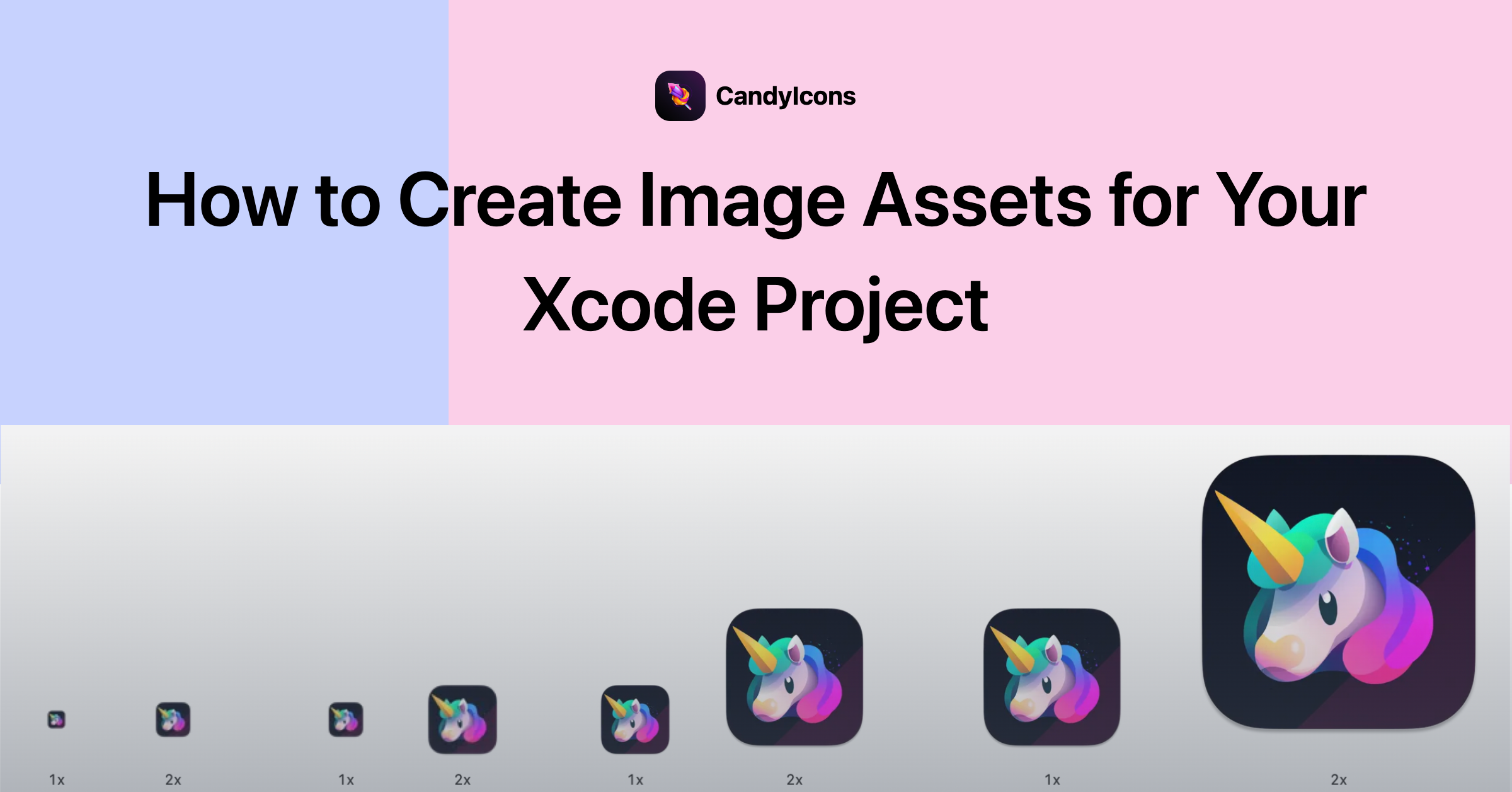 How To Create Image Assets For Your Xcode Project CandyIcons